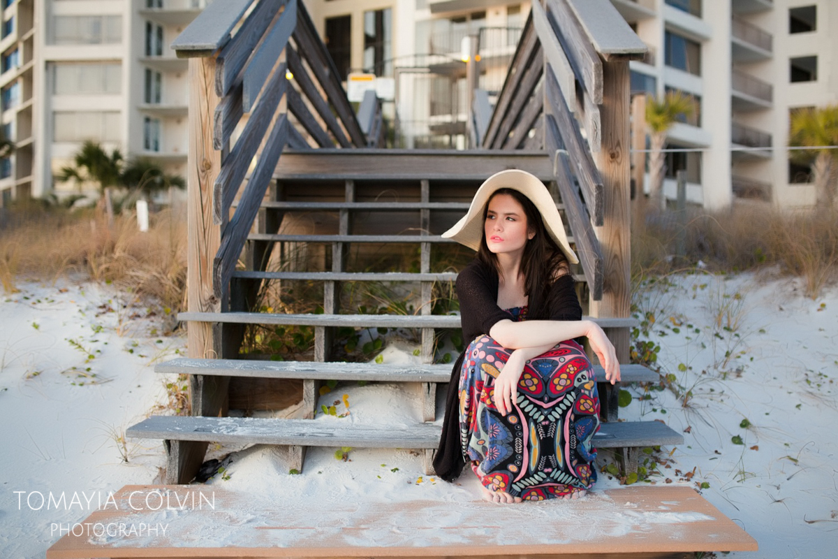 Destin Senior Portraits on the Beach Photos-Ellie - Tomayia Colvin ...