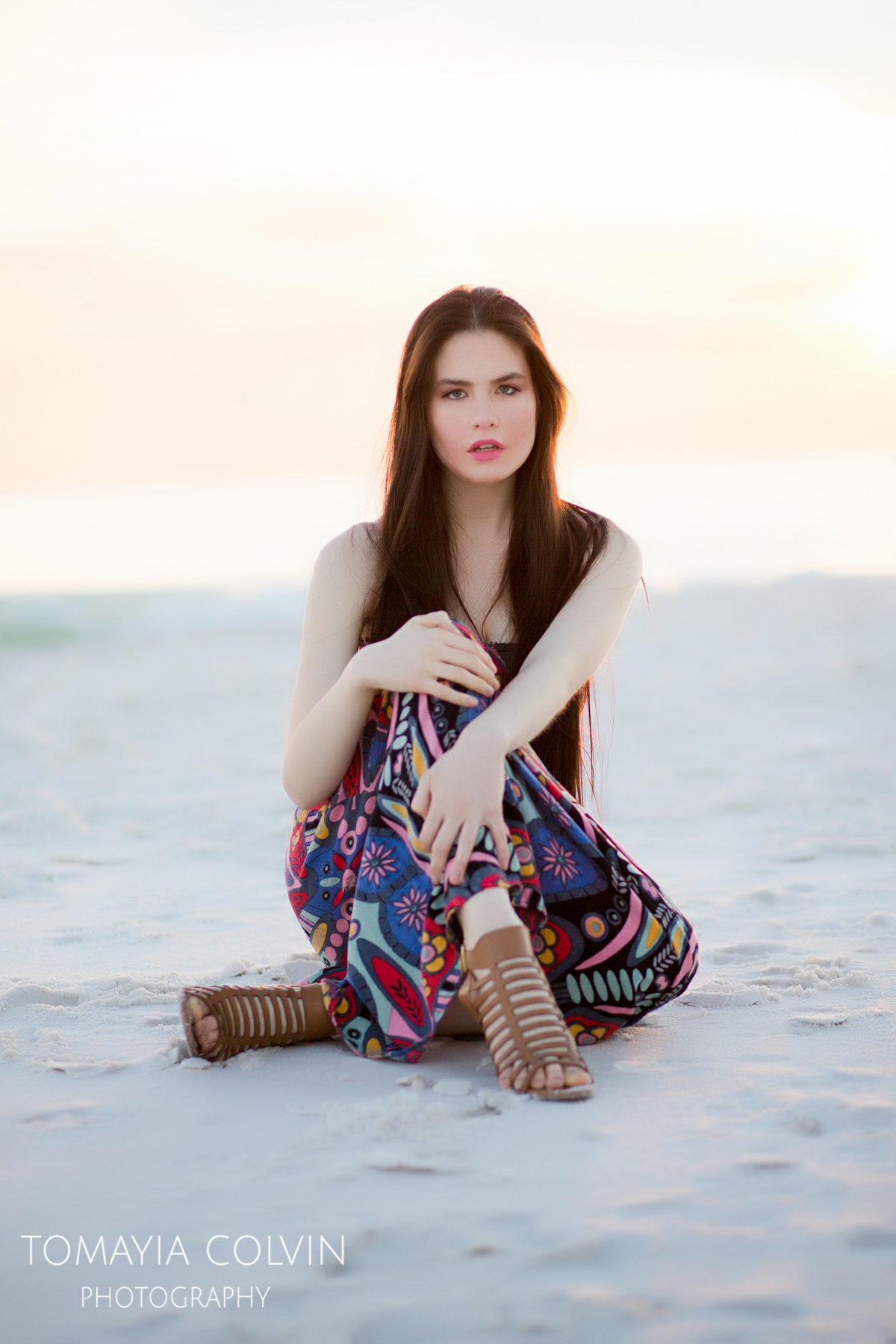 Destin Senior Portraits on the Beach Photos-Ellie - Tomayia Colvin ...