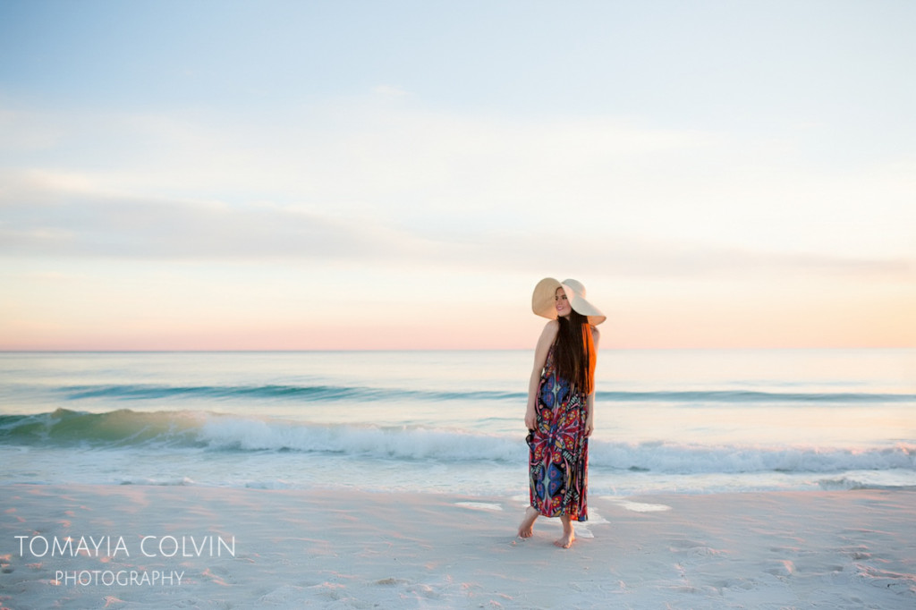 Destin Senior Portraits on the Beach Photos-Ellie - Tomayia Colvin ...