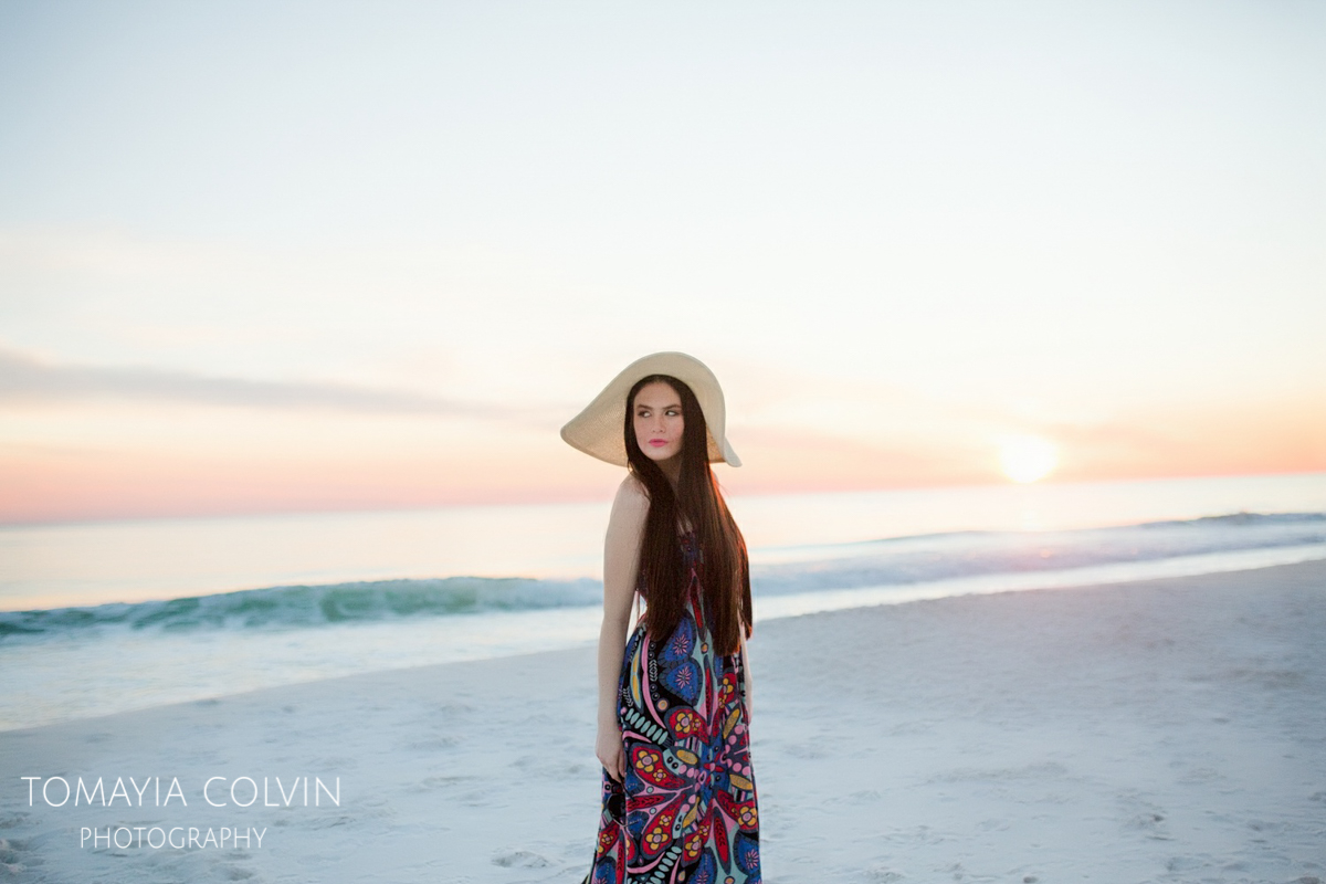 Destin Senior Portraits on the Beach Photos-Ellie - Tomayia Colvin ...