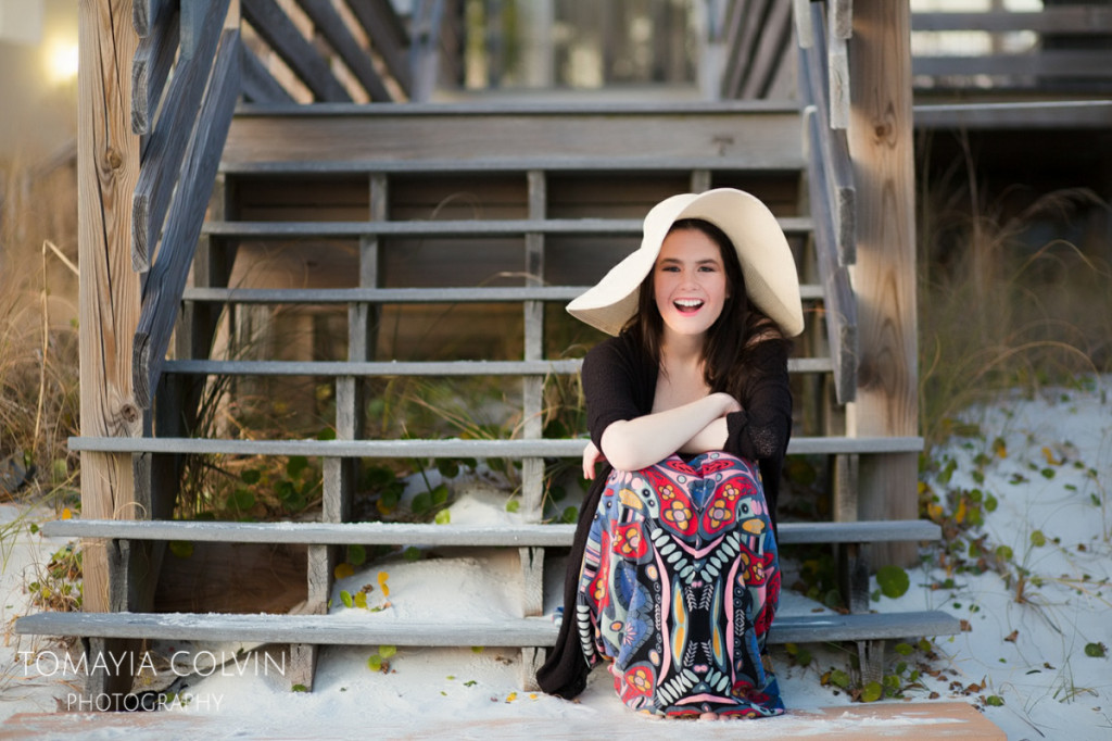Destin Senior Portraits on the Beach Photos-Ellie - Tomayia Colvin ...